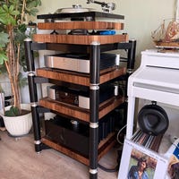 Stunning Kitchen Island With 150mm Thick Oak & Redwood Butcher Block ...