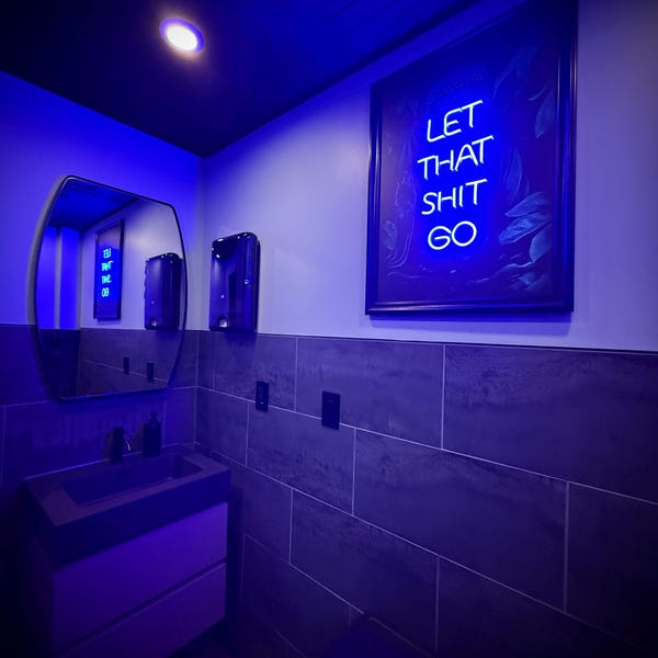 Buddha Neon Painting Art | Neon Sign Art | Neon Sign Bedroom | Modern ...