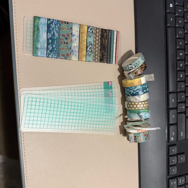 Set of 3 or 5, Washi Tape Boards, Portable, Dispenser, Storage - Etsy