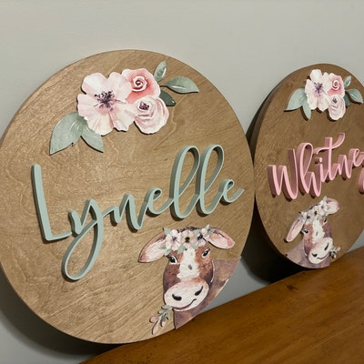 Sea Turtle Nursery Decor, Sea Turtle Name Sign Wood, Baby Signs for ...