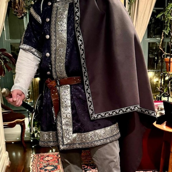 Formal One Shoulder Cape Wedding Musketeers Cape Wool Blend Many ...