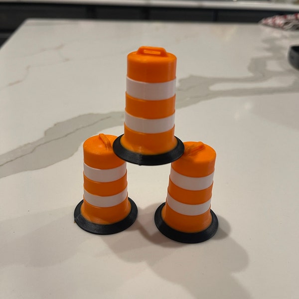 Stackable 3" Tall Miniature Traffic Cone - Etsy