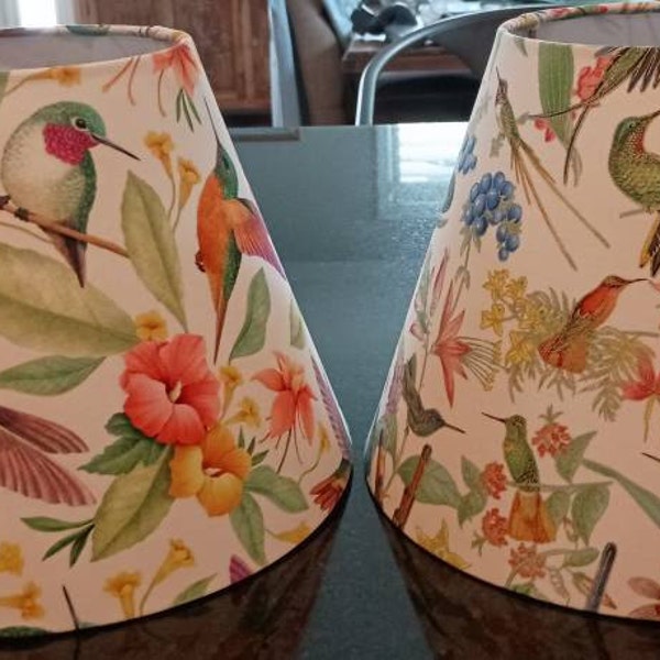 Hummingbird Lamp Shade. Birds. Sparkle. Shine. Trees. Flowers. Shades ...