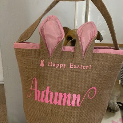 Kids Easter Basket With Ruffles girls Easter Basket With - Etsy