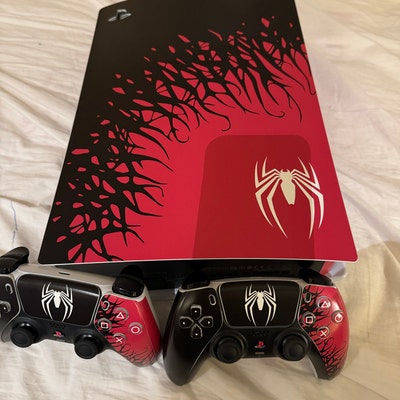 Spiderverse Spiderman PS5 Skin, Spider-man Miles Morales PS5 Slim ...