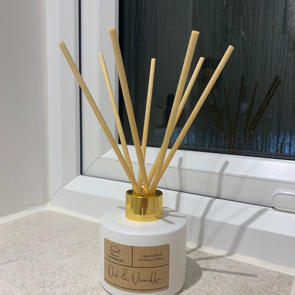 Customisable Reed Diffuser 100ml Coloured Bottle | Premium Quality ...