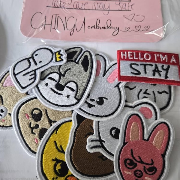 Kpop Embroidered Patches, Sew on Patches, Gift for Kpop Fan, Kpop ...