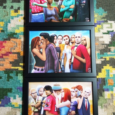 The Sims 2 Pleasantview Pride A3 A4 and A5 Render - Etsy UK