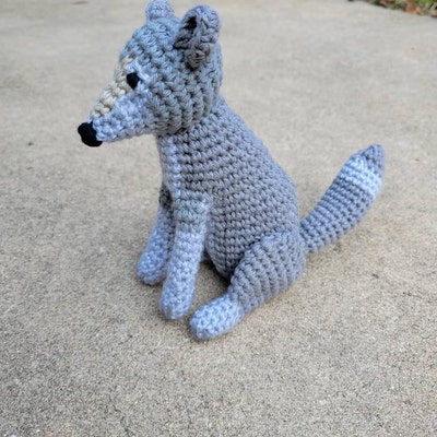Crochet Pattern for Woolfie, Realistic Crochet Wolf Amigurumi Instant ...