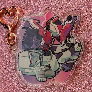 2x2 Megatron X Starscream Acrylic Keychain - Etsy