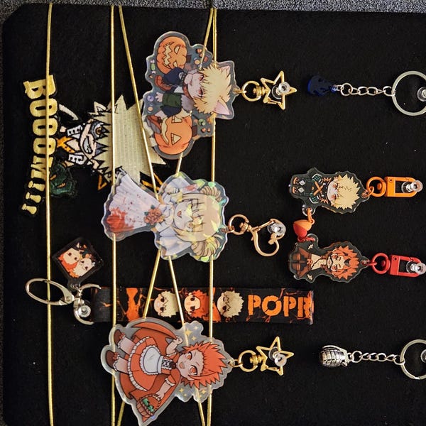 Hero Ship Magnet Keychain - Bakudeku + Kiribaku + Tododeku + Izuocha ...