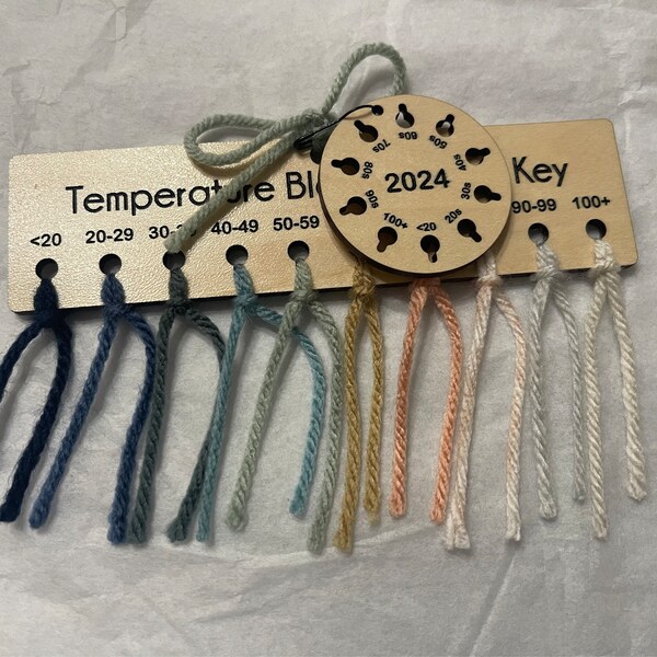 Temperature Blanket Color Key, Crochet Blanket Color Chart, Crochet ...