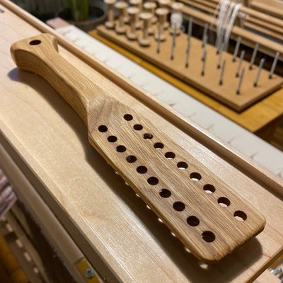 Warping Paddle for Weaving, Warping Tool, Table Loom, Floor Loom ...