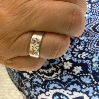Sign Language ASL Ring, I Love You Sign Language, ASL Ring, Customize ...