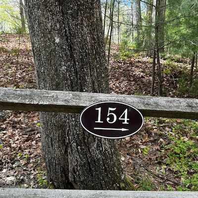 Victorian 1-line Address Sign, Custom Shaped Address Plaque ...