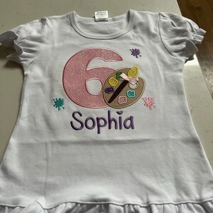 Princess Girl Birthday Shirt Princess Party Outfit Glitter - Etsy