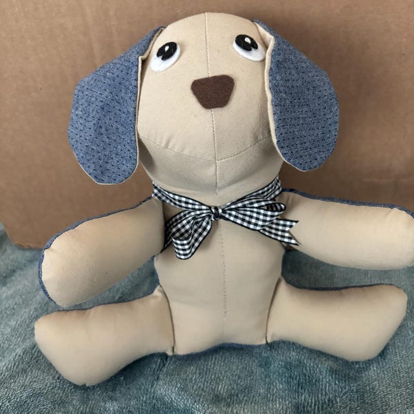 Memory Dog/puppy/stuffed Animal/custom Made/from Shirt/in Memory Of ...