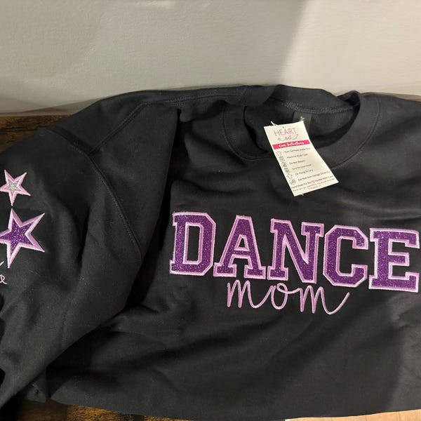 Personalized Embroidered Sweatshirt Custom Team Crewneck Neckline ...