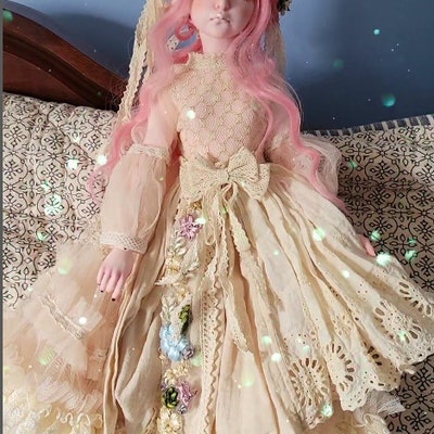 1/3 BJD SD Dress & Headdress Set black BJD Doll Clothes Outfit - Etsy