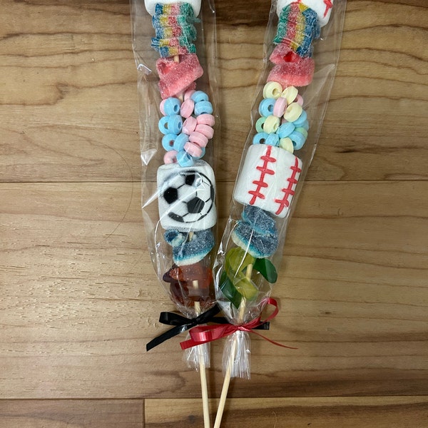 Basketball Sports Birthday Teams Candy Kabobs Party Favors Treat Boxes ...