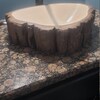 Log Tree Bark Fireplace Mantel - Etsy Canada