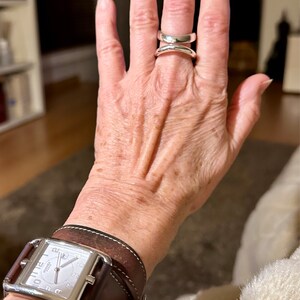 Unique Statement Ring Sterling Silver Ring Modern Statement - Etsy