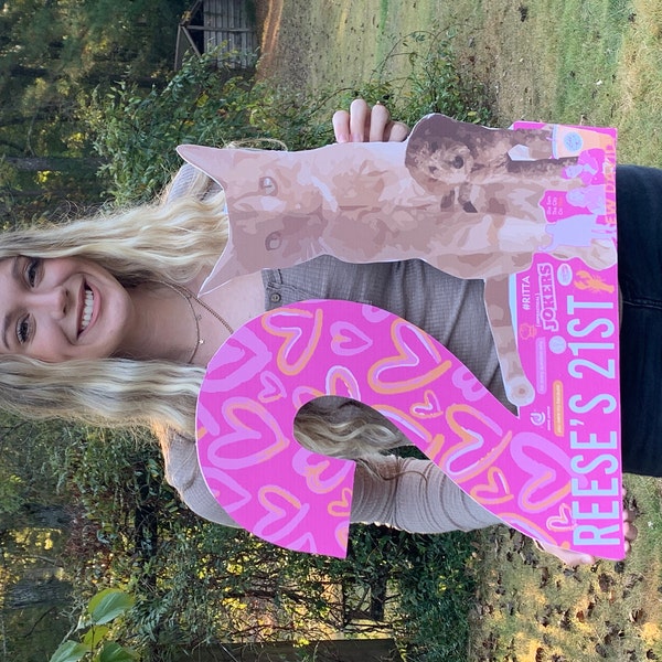 Custom Sticker Design Round Sticker Perfect for Birthdays, 21st Party ...