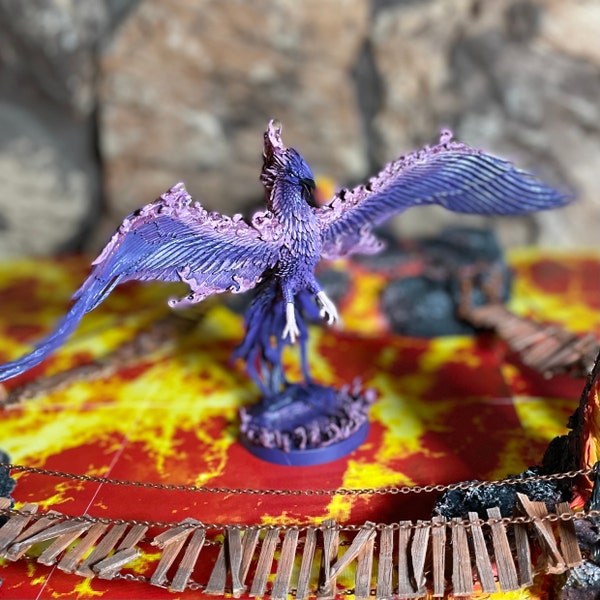 Phoenix Mini Monster Mayhem Printed Miniature Dungeons & Dragons ...