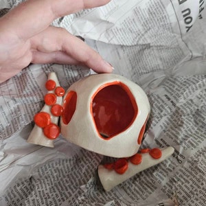 Galaxy Skull Fish Cave MADE TO ORDER Aquarium Decor Small Fish Tank ...