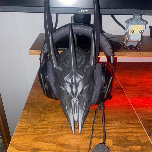 Moai Headphone Stand, Easter Island Inspired Desk Accessory, Gamer Gift ...