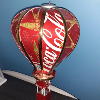 Recycled Tin Can Model: Coke / Large Coca-cola Hot Air Balloon - Etsy