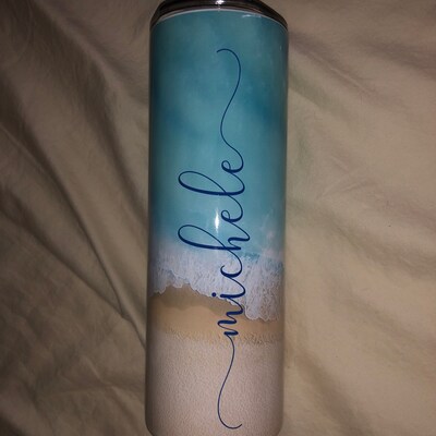 Personalized Beach Tumbler, Personalized Beach Drinkware, Spring Break ...