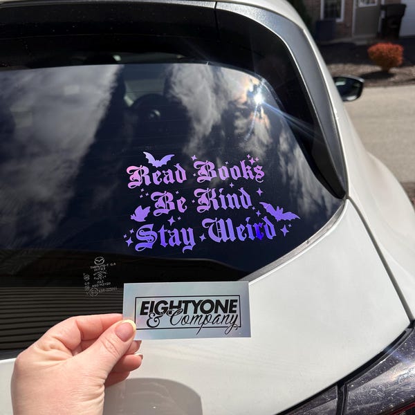 Gypsy Gothic Decal Blackletter Car Sticker Bumper Sticker Witchy Decals ...