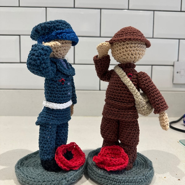 For the Fallen Armed Forces Digital Soldier Crochet Pattern - by the ...