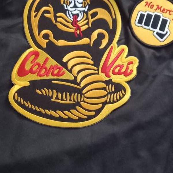Karate Kid Cobra Kai Back Big Dojo Complete Uniform Embroidered Patch ...