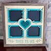 3D Family Gallery Shadow Box, Custom Name, Multi Photo Frame, Family ...