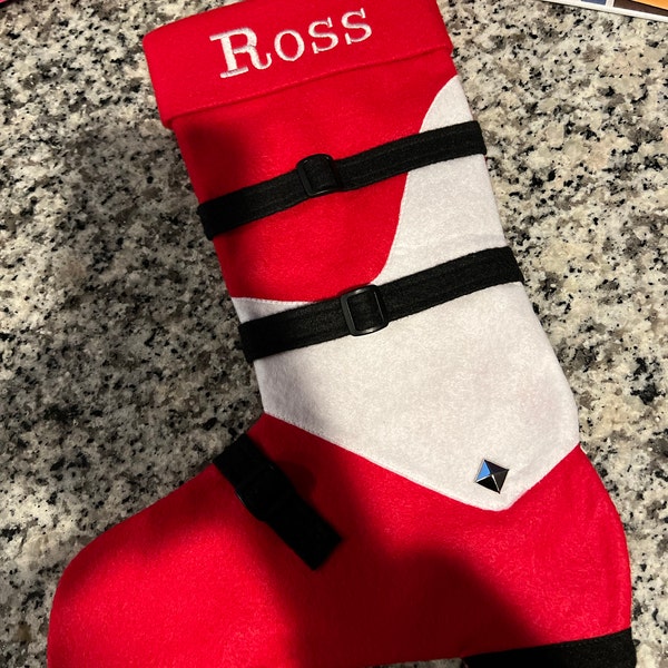 Ski Boot Stocking With FREE Embroidered Name - Etsy
