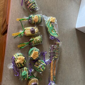 Little Cuties Orange Baby Shower Chocolate Treats, Oreos, Pops ...