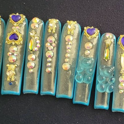 Hot Girl Freestyle Extendo Press Ons - Etsy