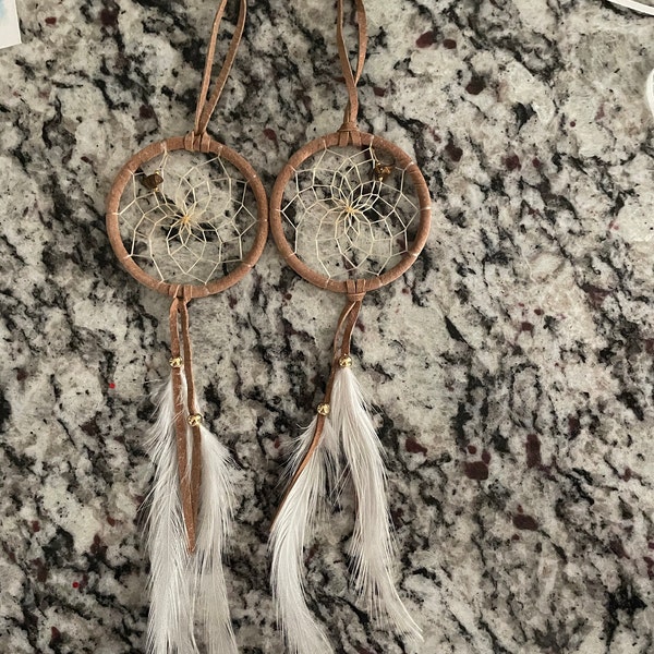 Tiger Eye ....light OR Dark (feathers) Dream Catchers - Etsy