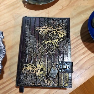 Vintage Style Floral Diary With Lock and Key - Etsy