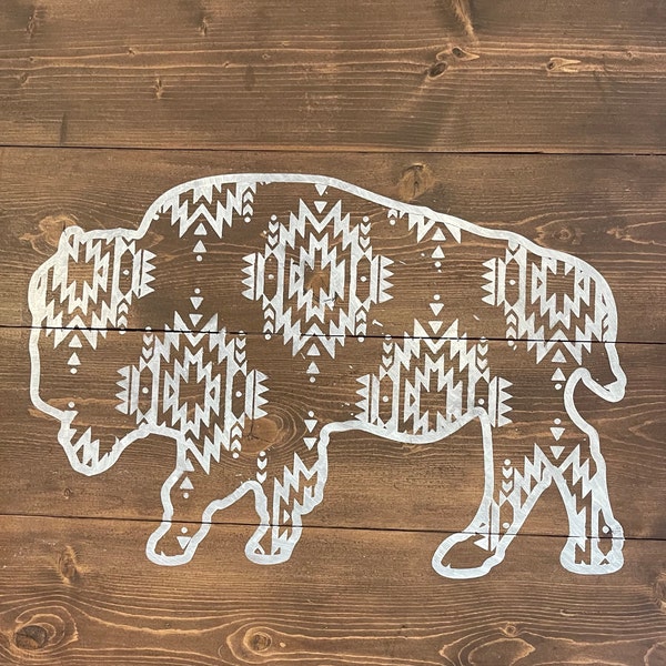 Buffalo Pattern SVG Set - Etsy