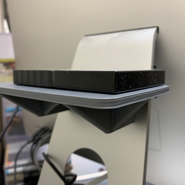 Imac Hidden Storage Shelf | 3D Printed | Office | Apple Accessory ...