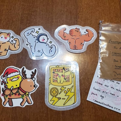 Cute Animal Game Stickers Waterproof Laptop iPad Bullet Journal Planner ...