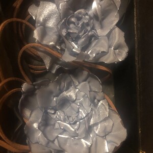 Handmade Corsage Neck Flower/choker in Periwinkle by Efflorescence - Etsy