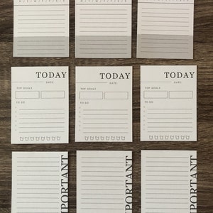 Daily Schedule Notepad Task List Goal Planner - Etsy