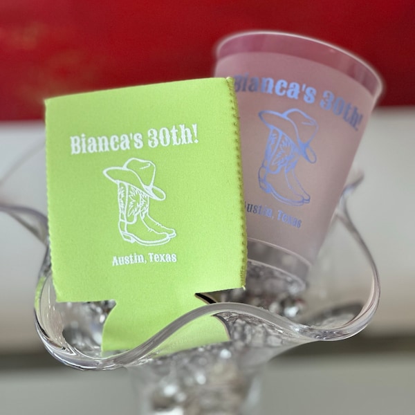 Personalized Custom Cocktail Shatterproof Party Cups, Signature Drink ...