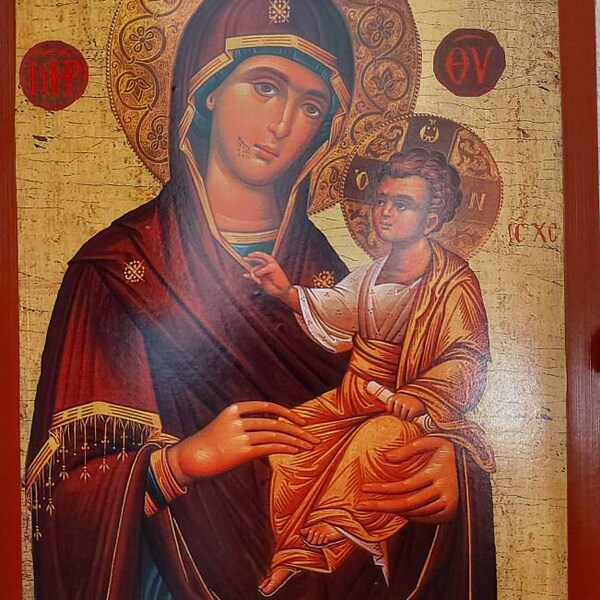 Jesus Christ Icon Nymphios, Handmade Greek Orthodox Icon of Our Lord ...
