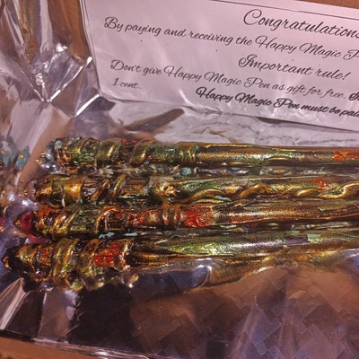 Magic Wand Black Tourmaline Crow's Skull Wand With BOX - Etsy