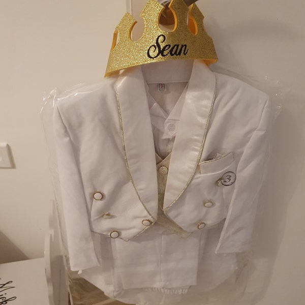 Personalized King Crown/ Knight Crown/prince Crown/ Felt Crown - Etsy